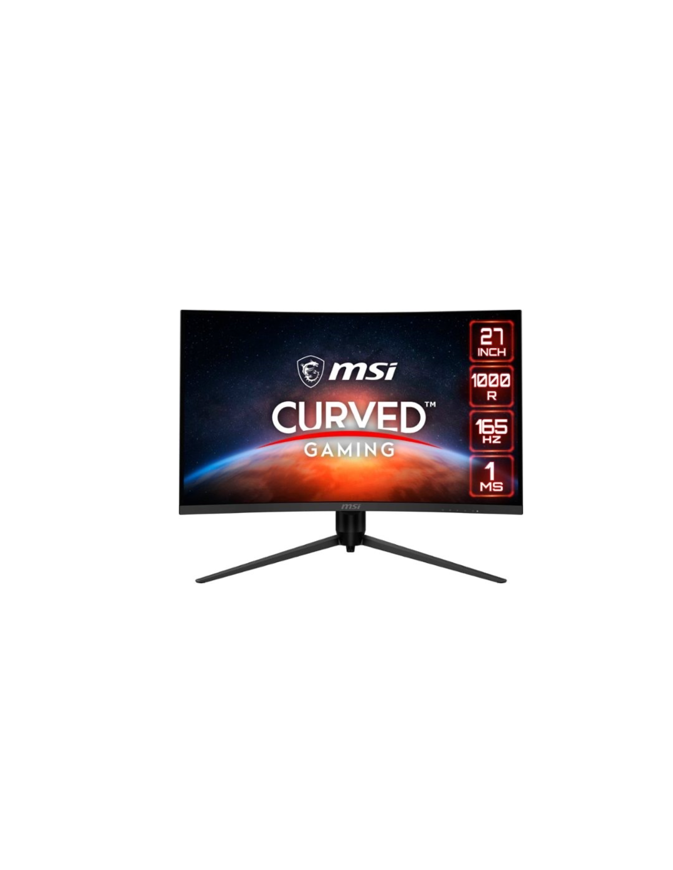MSI - Optix 27" LED Curved FHD FreeSync Monitor with Height, Tilt, Swi ...